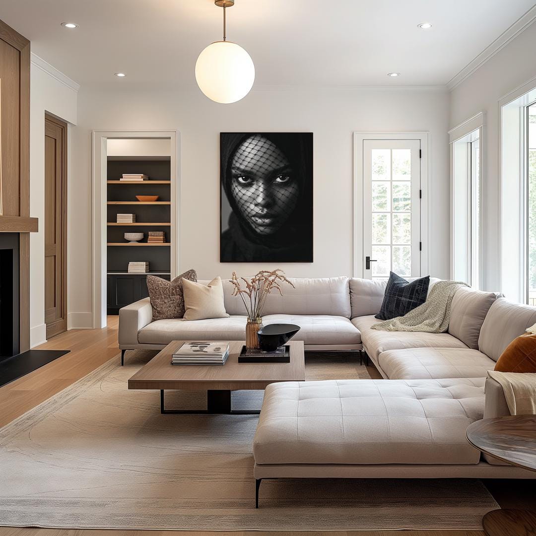 Silent Gaze Artwork Printable Wall Art Digital Download Wall Art Print ...
