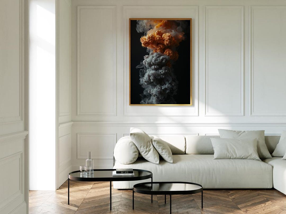 Volatile Color Explosion Artwork Printable Wall Art Digital Download ...