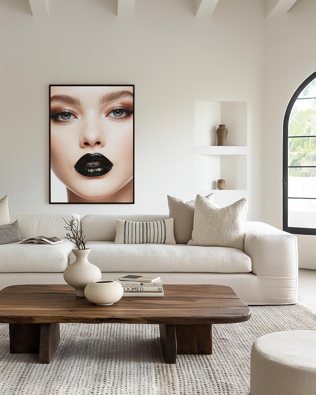 Refined Glamour Portrait Artwork Printable Wall Art Digital Download ...