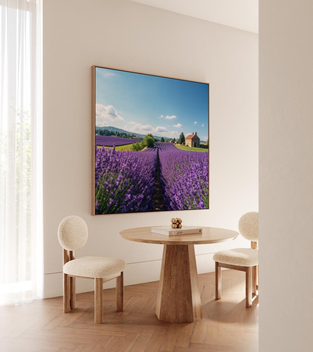 Purple Fields of Provence Artwork Printable Wall Art Digital Download ...