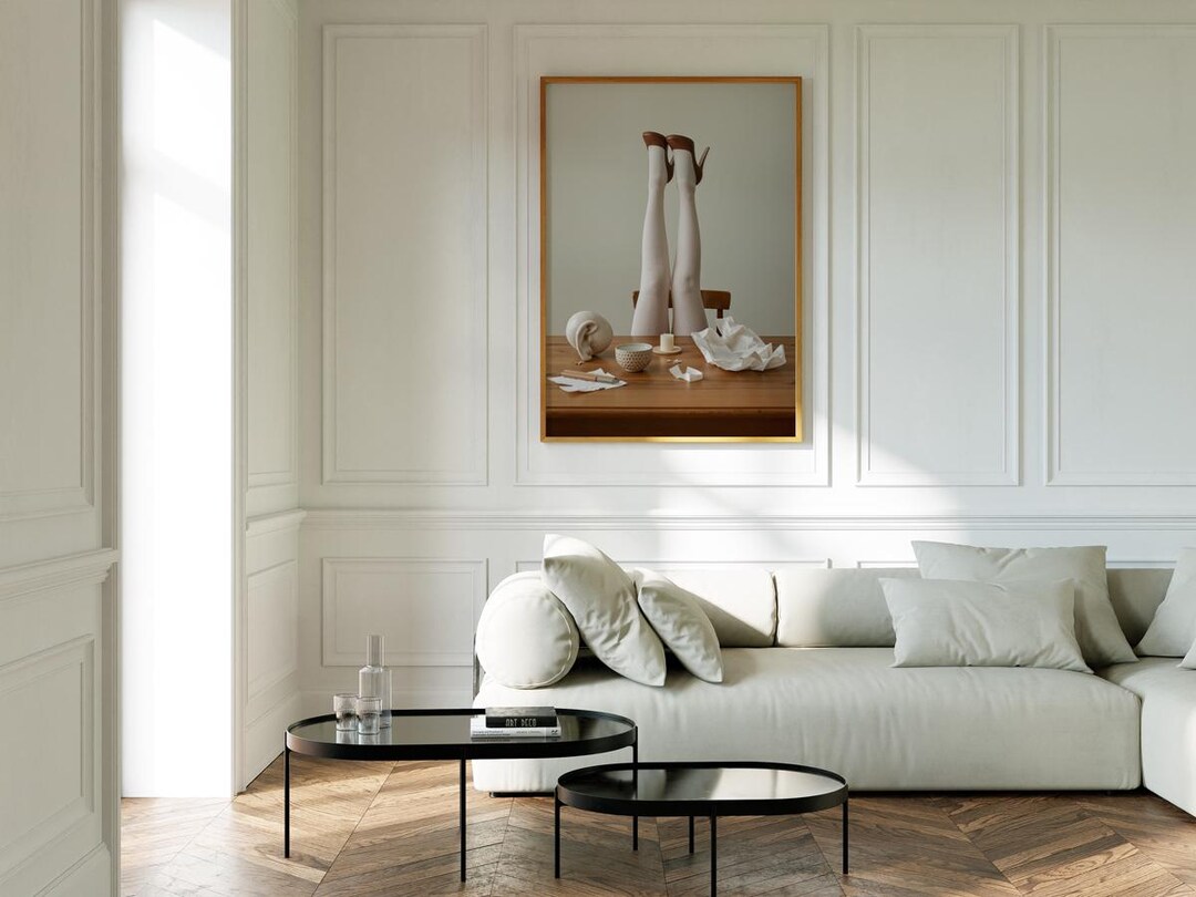 Surreal Still Life With Legs and Objects Artwork Printable Wall Art ...