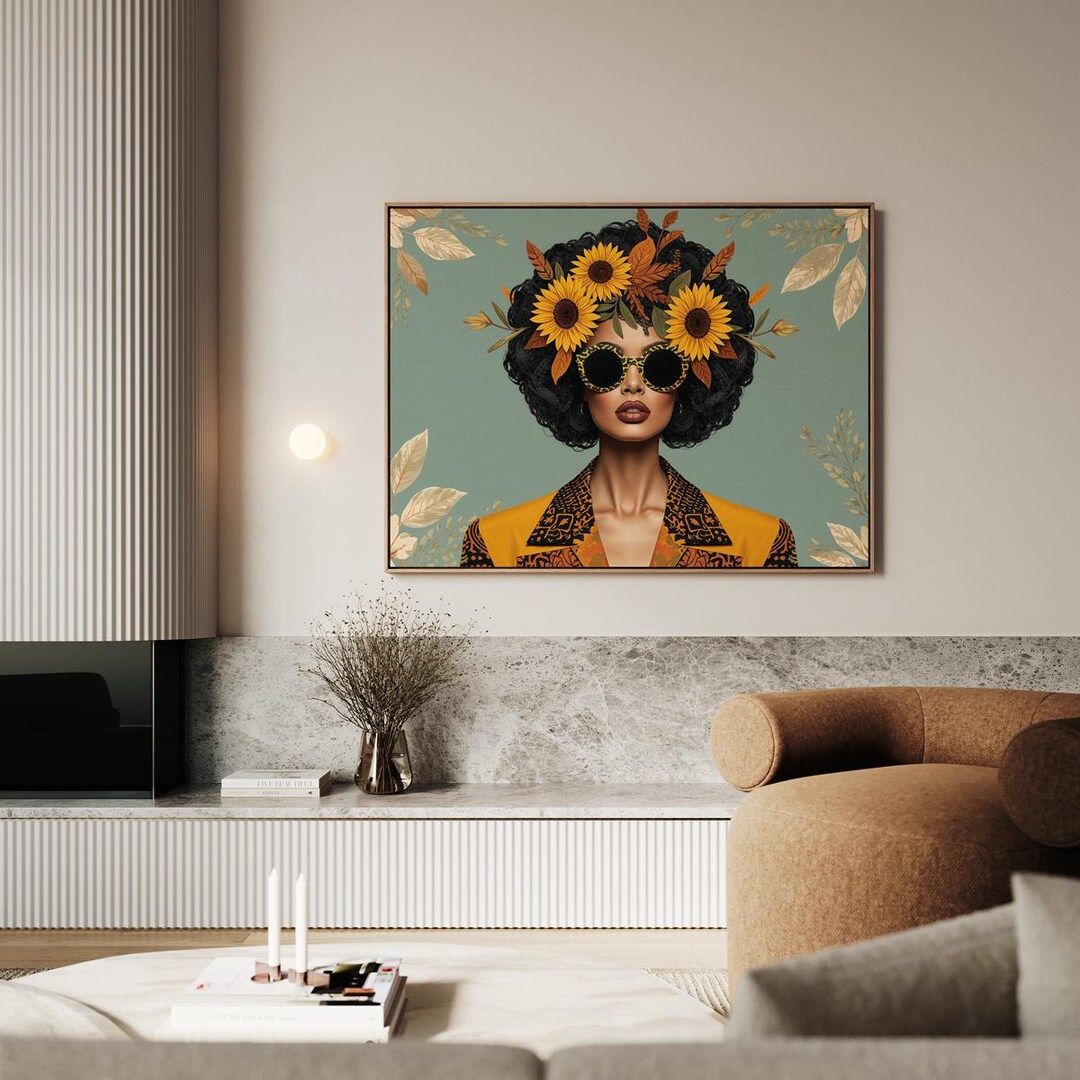 Sunflower Freedom Artwork Printable Wall Art Digital Download Wall Art ...