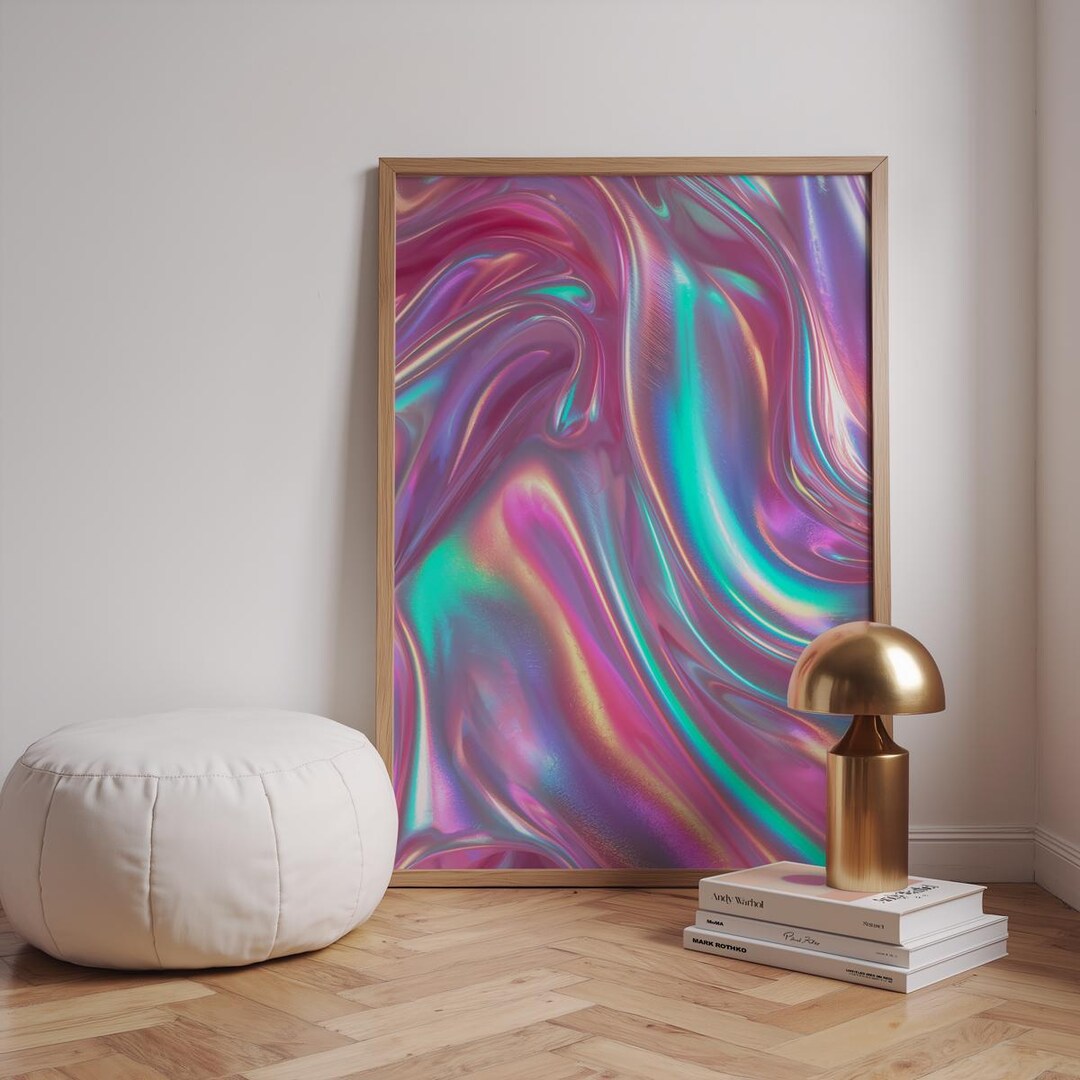 Iridescent Dreamscape Artwork Printable Wall Art Digital Download Wall ...