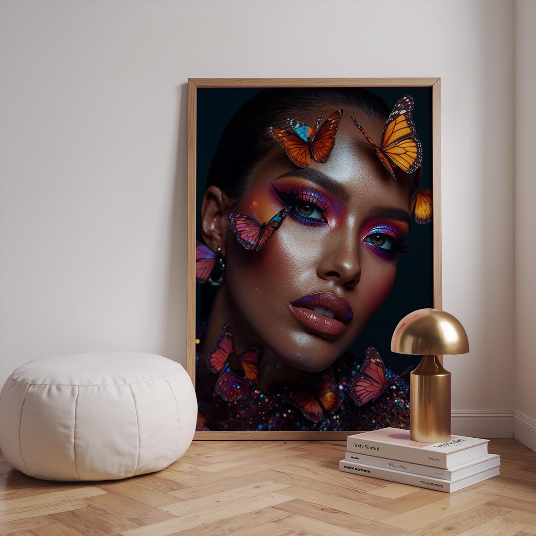 Butterfly Transformation Artwork Printable Wall Art Digital Download ...