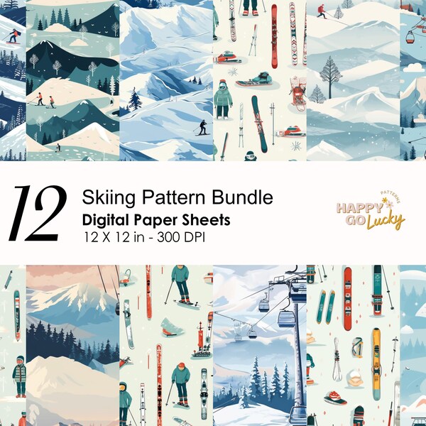 Ski Art - Etsy