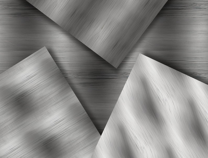 Brushed Steel Texture Seamless Pattern, Metal Digital Paper, Steel ...