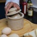Marble Butter Keeper: Handmade Butter Crock, Stone Kitchen Accessories ...
