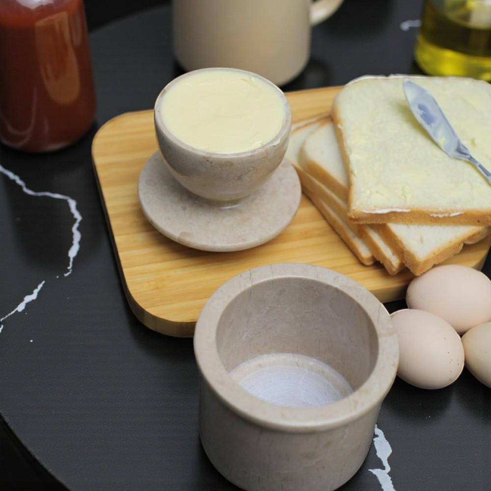 Marble Butter Keeper: Handmade Butter Crock, Stone Kitchen Accessories ...