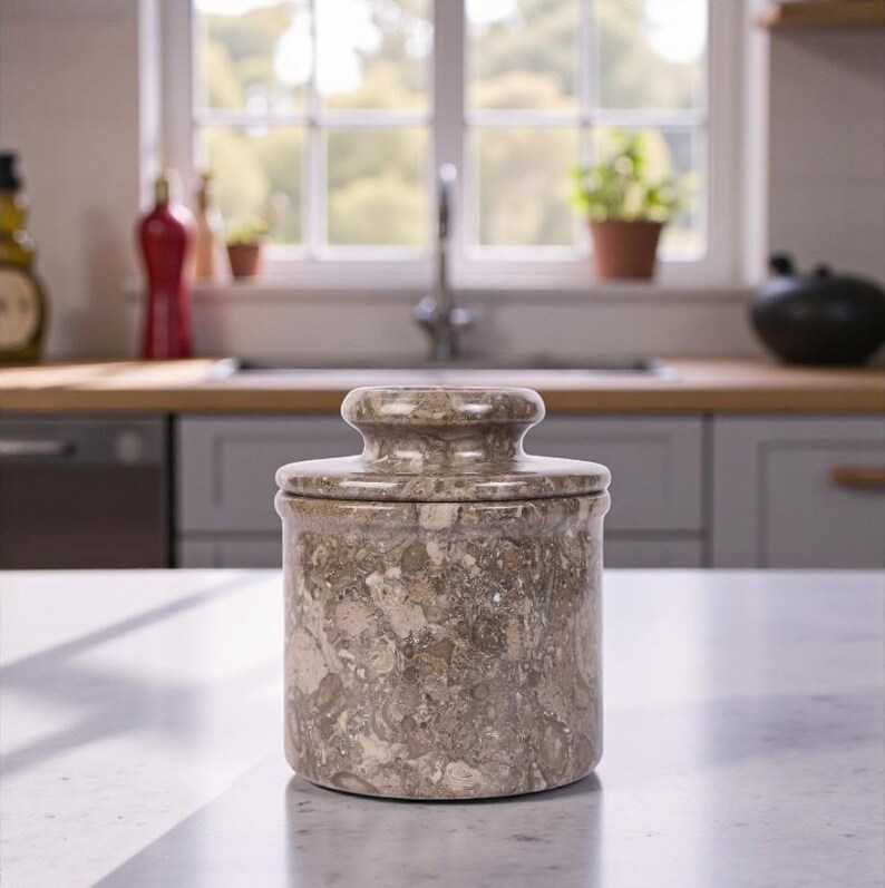 Marble Butter Keeper: French Butter Container, Kitchen Accessories - Etsy