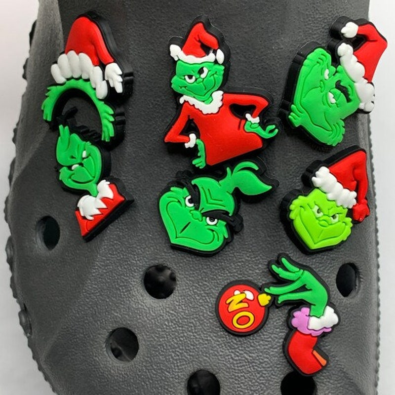 Grinch Crocs - Etsy
