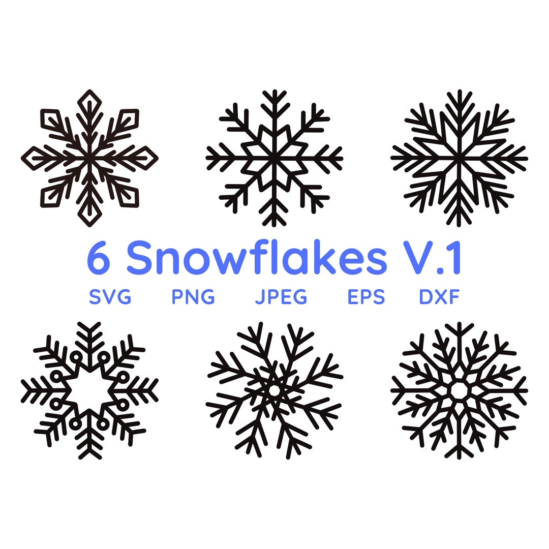 Snowflakes Svg Snowflakes Png Snowflakes Svg Png Svg - Etsy