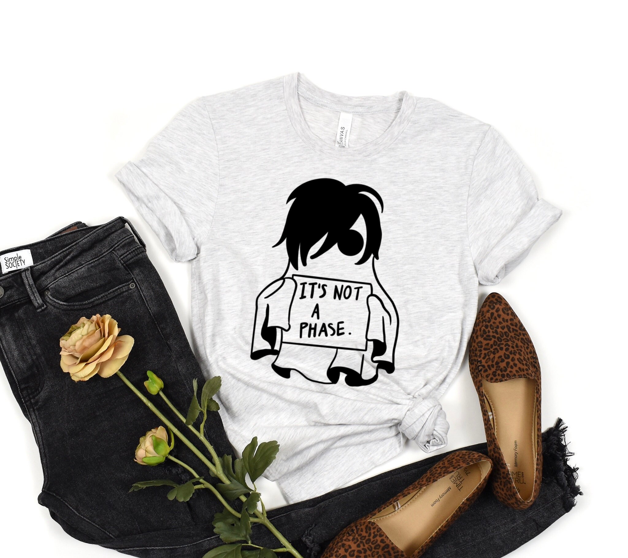 Its Not a Phase Shirt, Not a Phase Ghost Tshirt, Cute Tees, Funny Tee ...