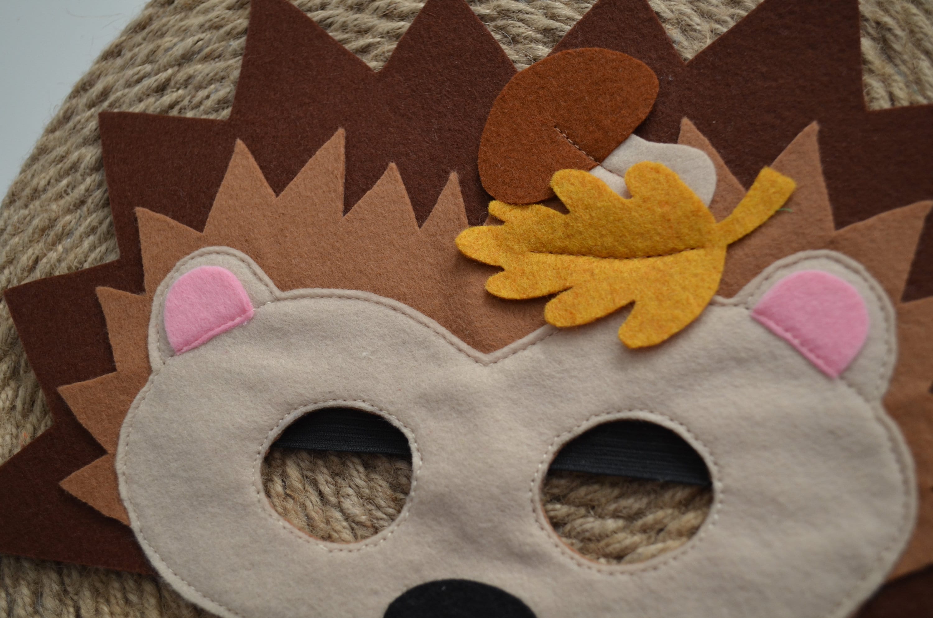 Hedgehog Mask. Carnival Costume. Felt Mask. Children's Mask - Etsy