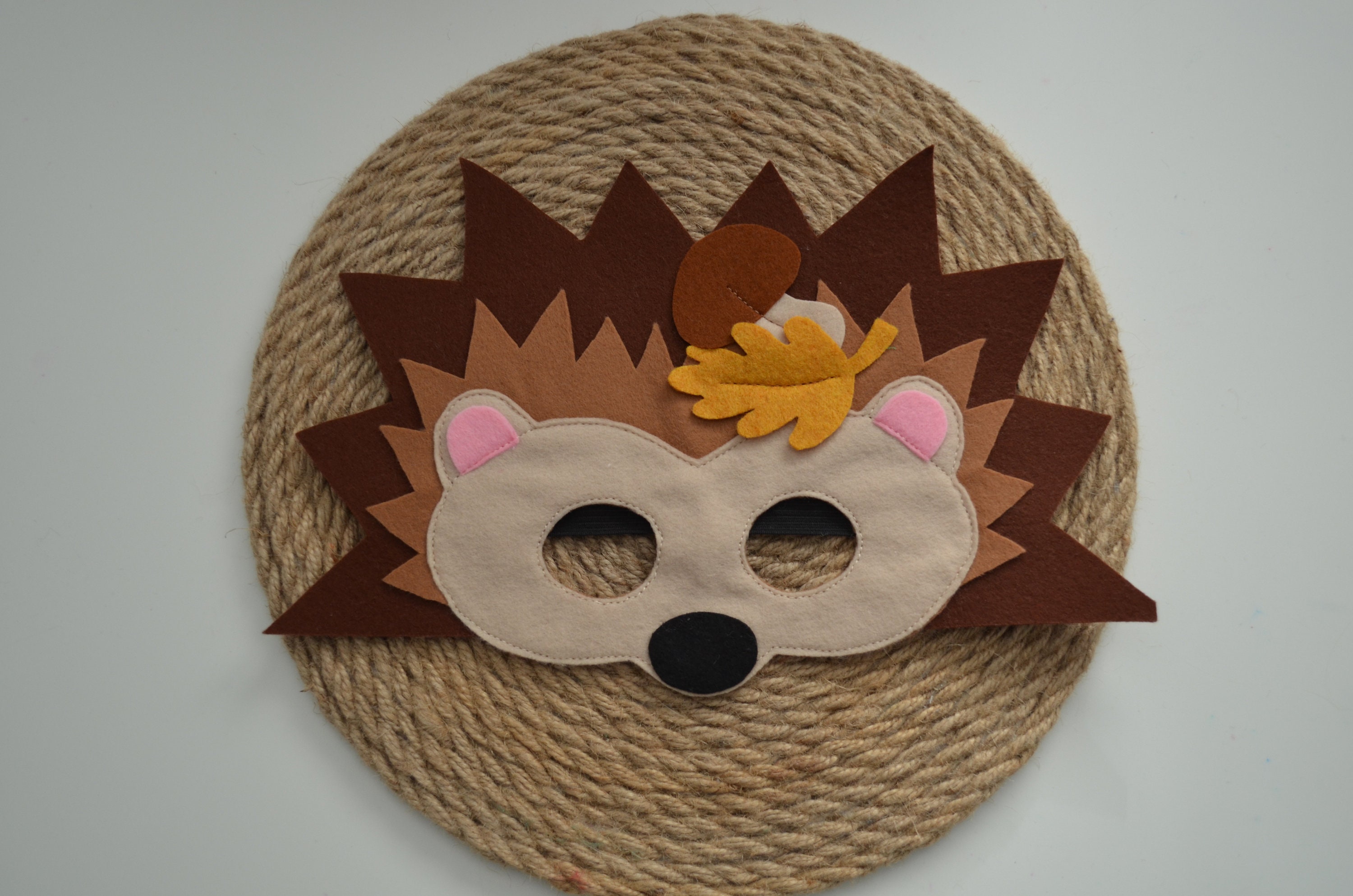 Hedgehog Mask. Carnival Costume. Felt Mask. Children's Mask - Etsy