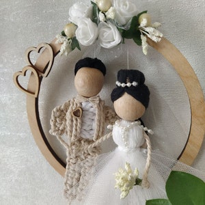 Macrame Dolls. Wedding. Wedding Couple. A Gift for the Bride and Groom ...
