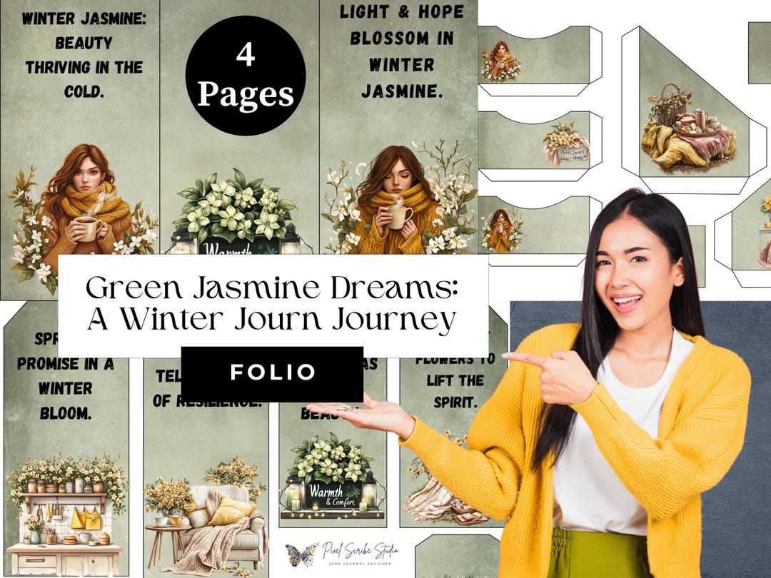 Green Jasmine Dreams: A Winter Journey Junk Journal | Creative Writing ...