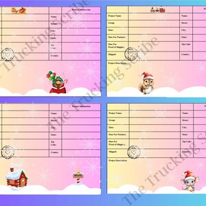 Printable Christmas Swap Tracker, Facebook Swaps, Instagram Trade ...