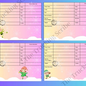 Printable Christmas Swap Tracker, Facebook Swaps, Instagram Trade ...