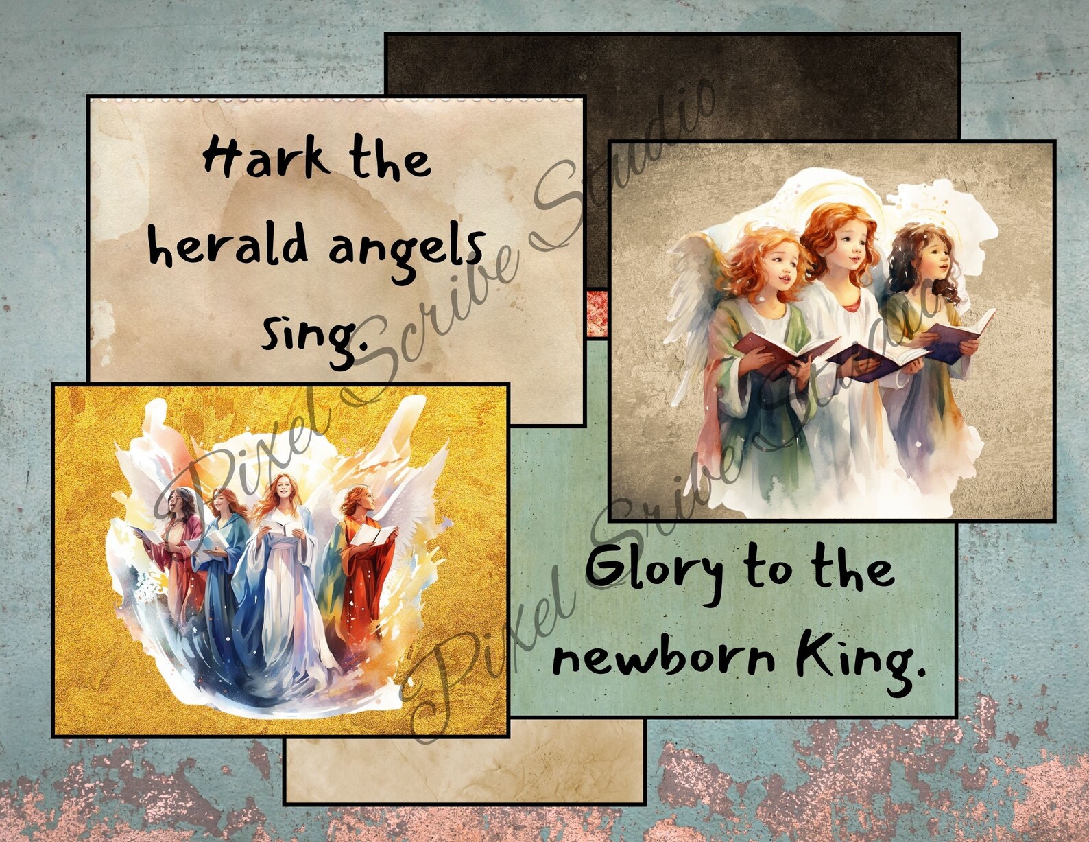 The Miracle of Jesus Junk Journal Page Kit, Gift for Her, Epherma ...