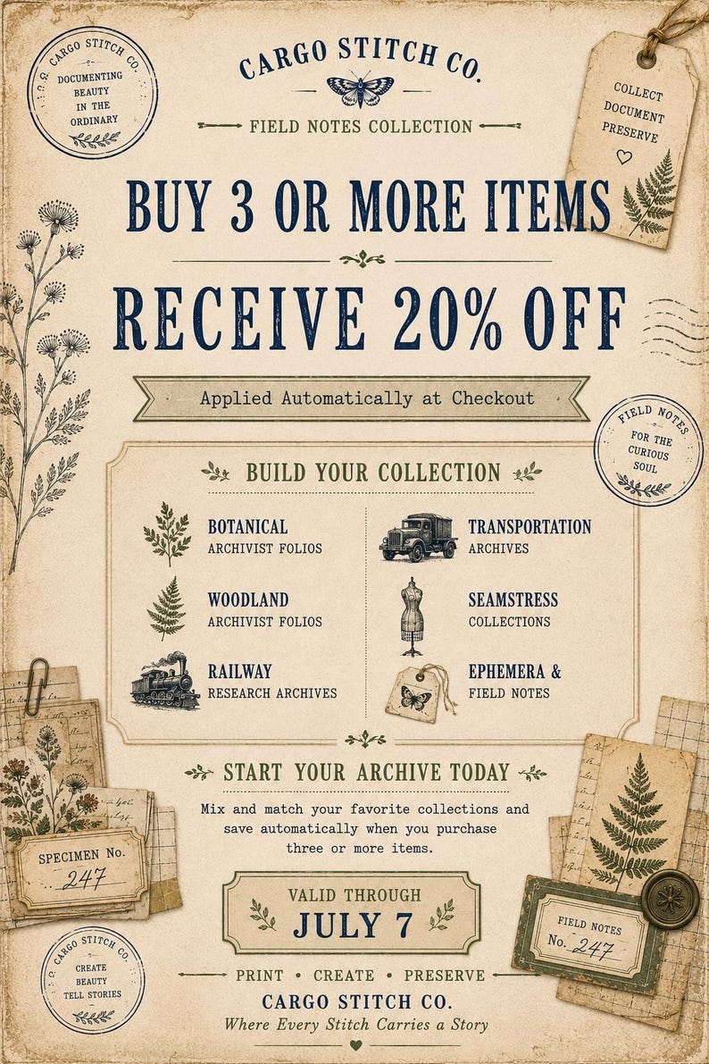 Woodland Registry Maps & Surveys Printable Journal Kit | Woodland ...