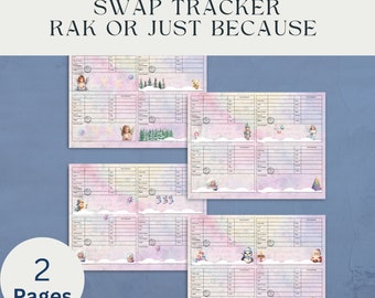 Happy Mail Swap Insert- Christmas Tag/swap/wish/rak/prize Digital ...