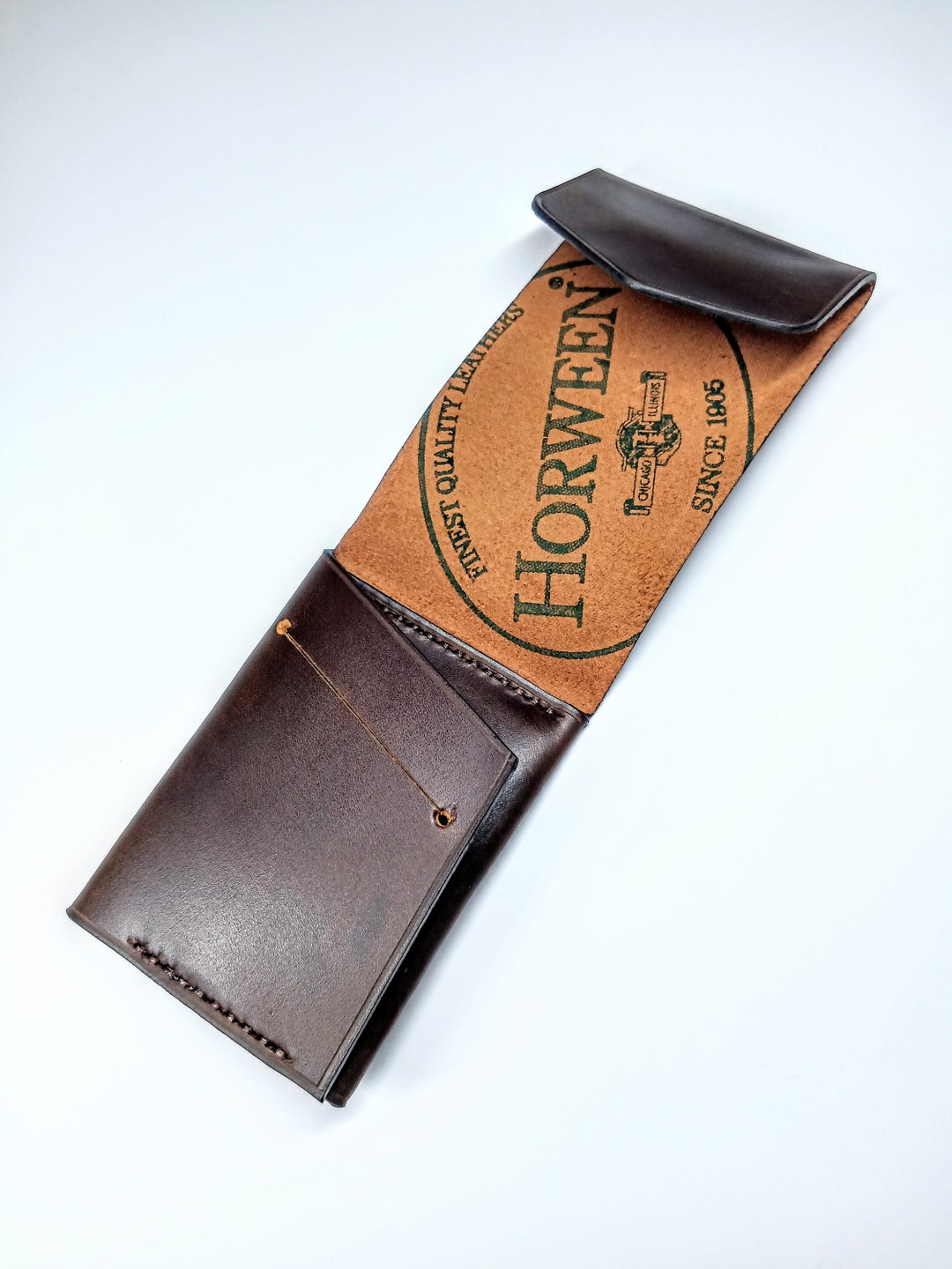 Edc Wallet, Horween Slim Wallet - Etsy