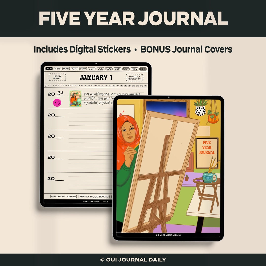 WOMEN of THE WORLD Five Year Journal 5 Year Journal Daily Journal ...