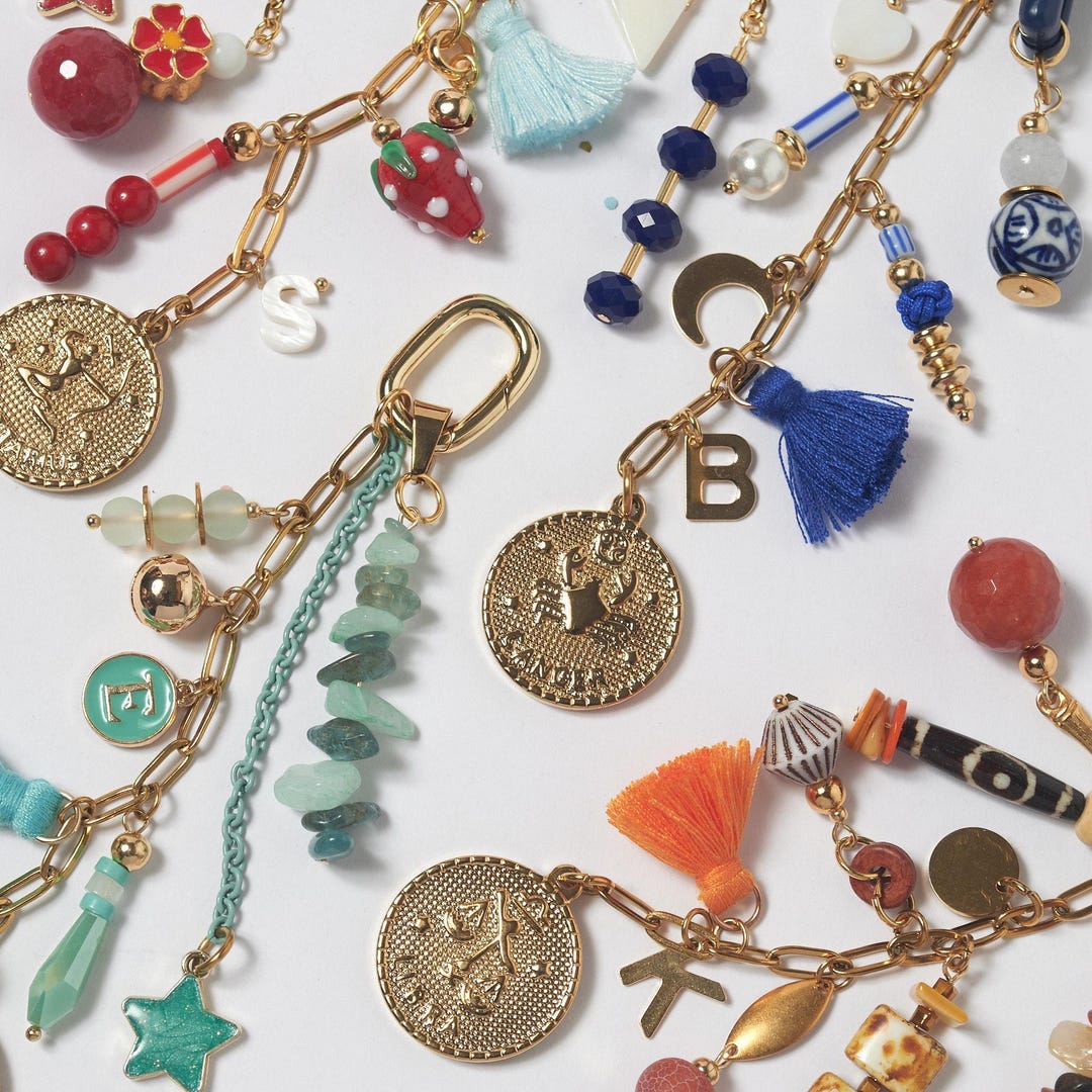 Trendy Bag Charm Keychain, Gold Keychain Bag Accessory Purses, Big ...