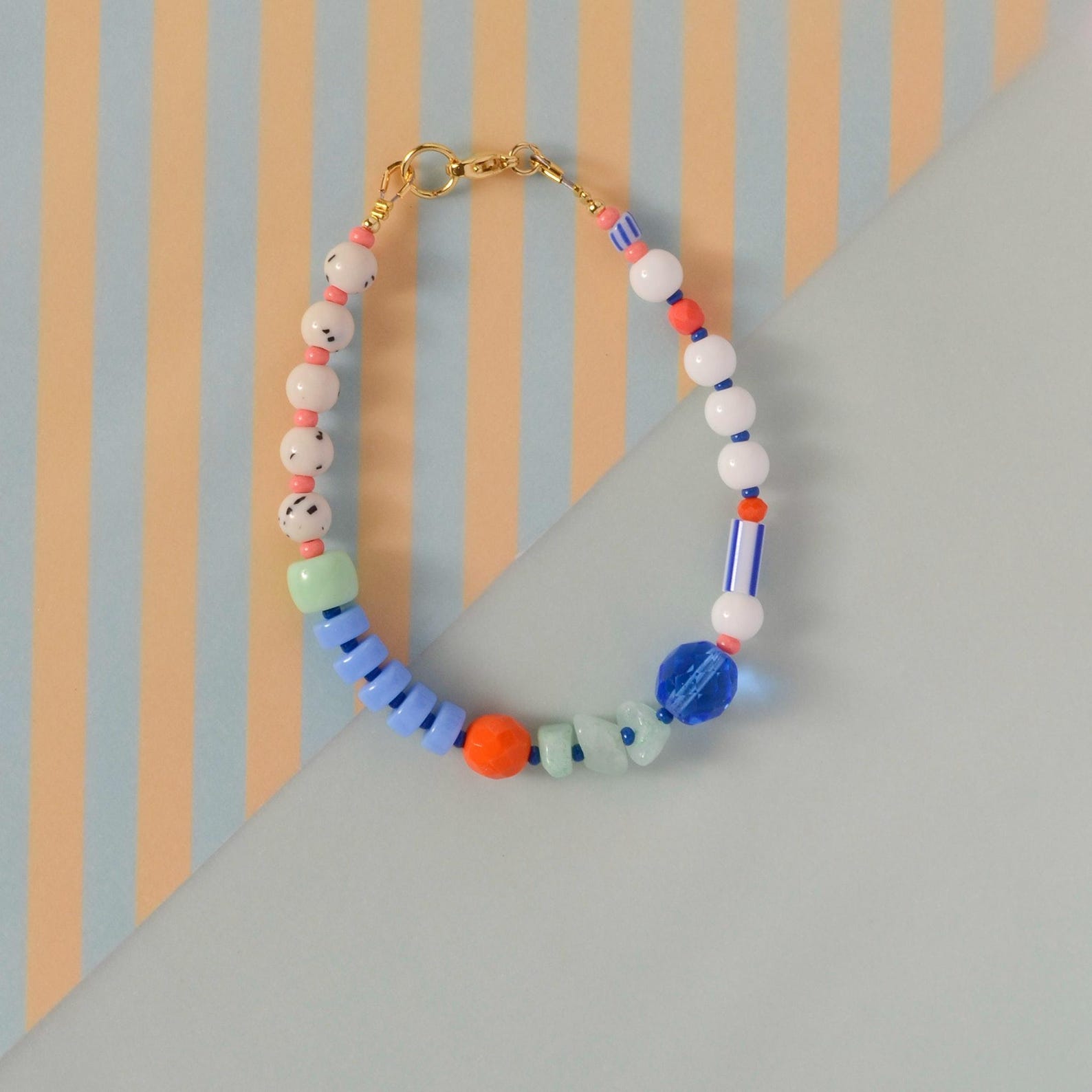 Colorful Bracelet Stack, Multicolored Bracelet, Bold Summer Colors ...