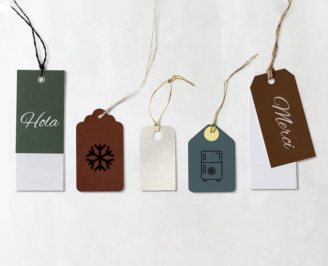 Custom Order Premium Hang Tags With Ribbon Attached, Sturdy ...