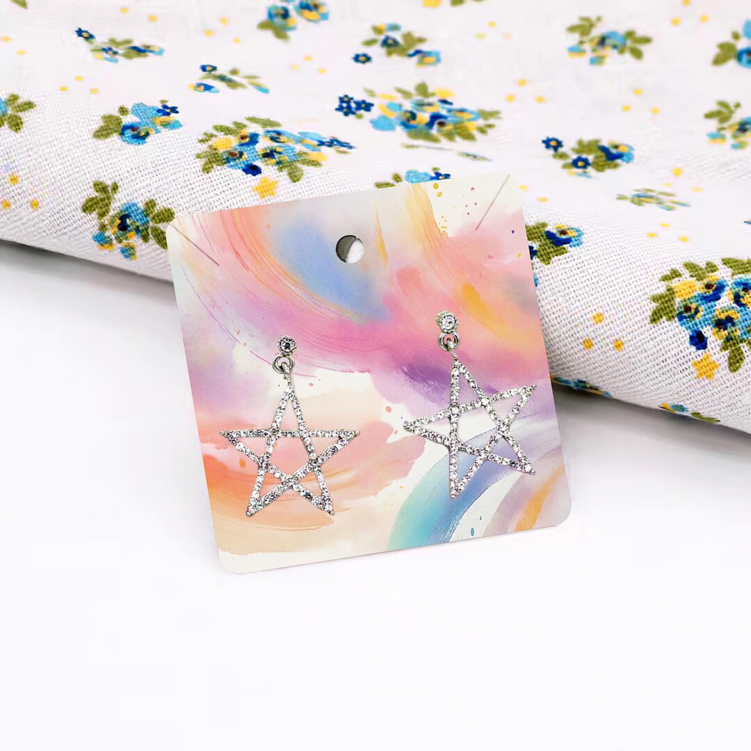 Personalized Kraft/white Jewelry Packaging Cards, Necklace Holder and ...