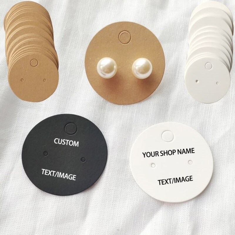 Custom Earring Cards - Etsy