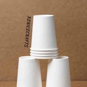 Personalized Disposable Paper Cups (without Lids) Custom Coffee Cups ...