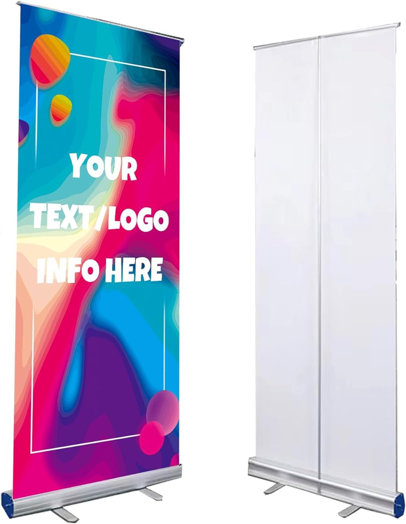 Custom Retractable Banner Stand for Business,portable Adjustable Banner ...