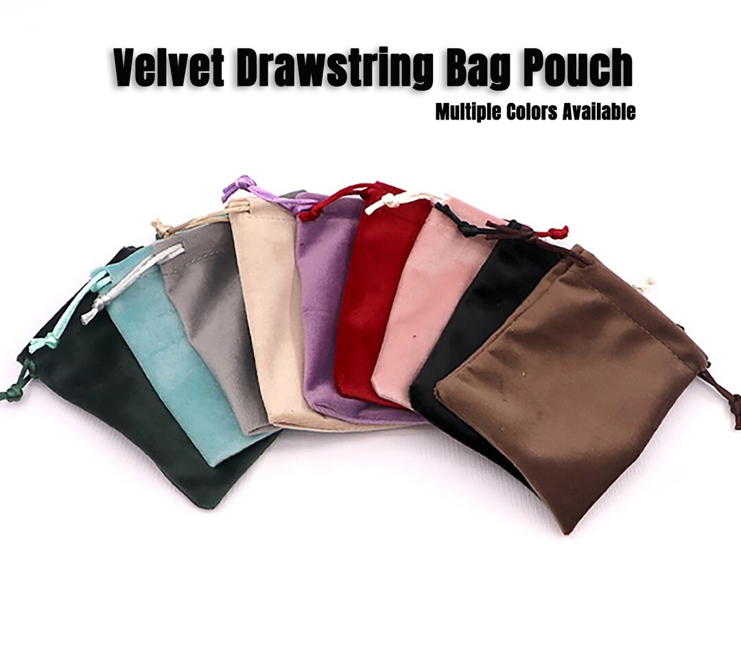 50 Pcs Velvet Drawstring Bag Pouch, Favor Bags for Wedding/gift/product ...