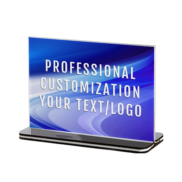 Double Sided Sign Holder With Stand - Etsy