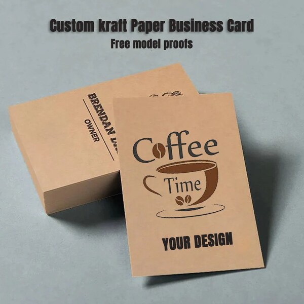 Kraft Paper Cards - Etsy