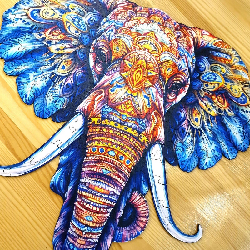 Elephant Puzzle - Etsy
