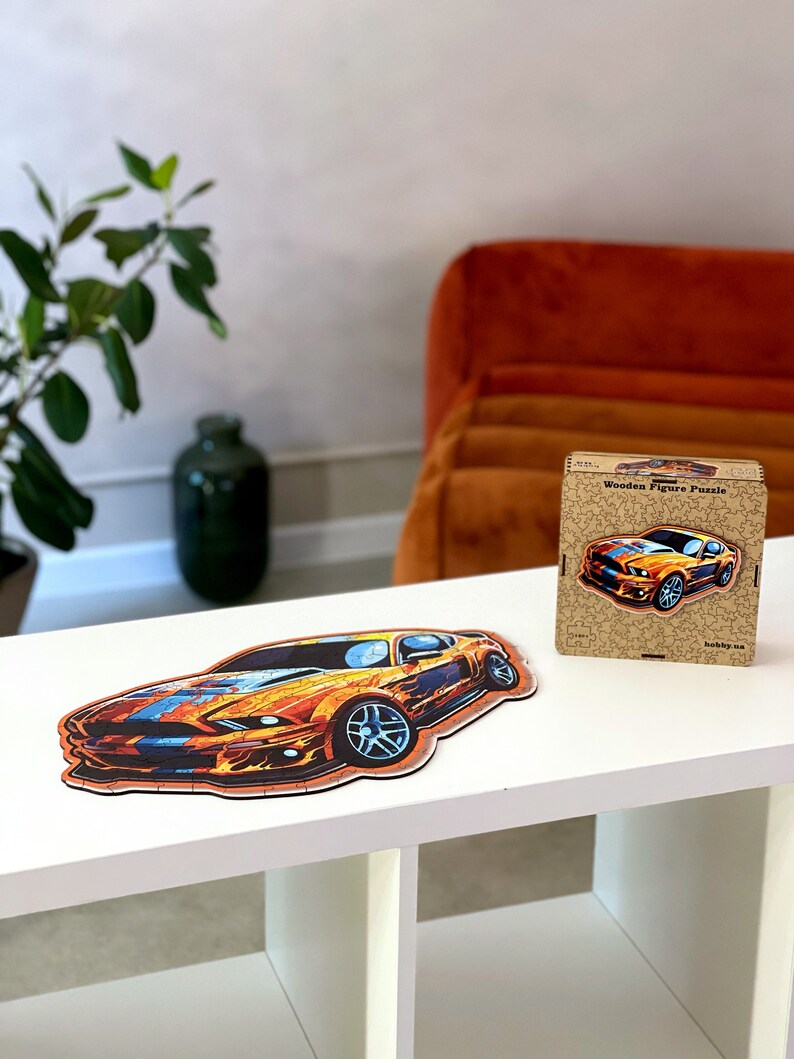Custom Car Wooden Jigsaw Puzzle, Brain Teaser for Adults - Etsy
