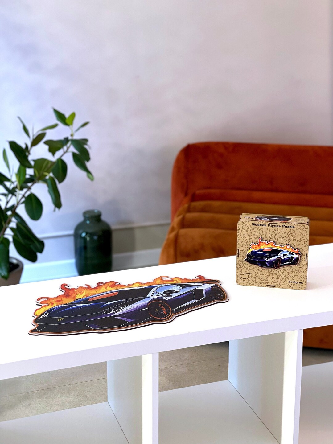 Personalized Brain Teaser Puzzle, Custom Dexterity Jigsaw Puzzle, Car ...