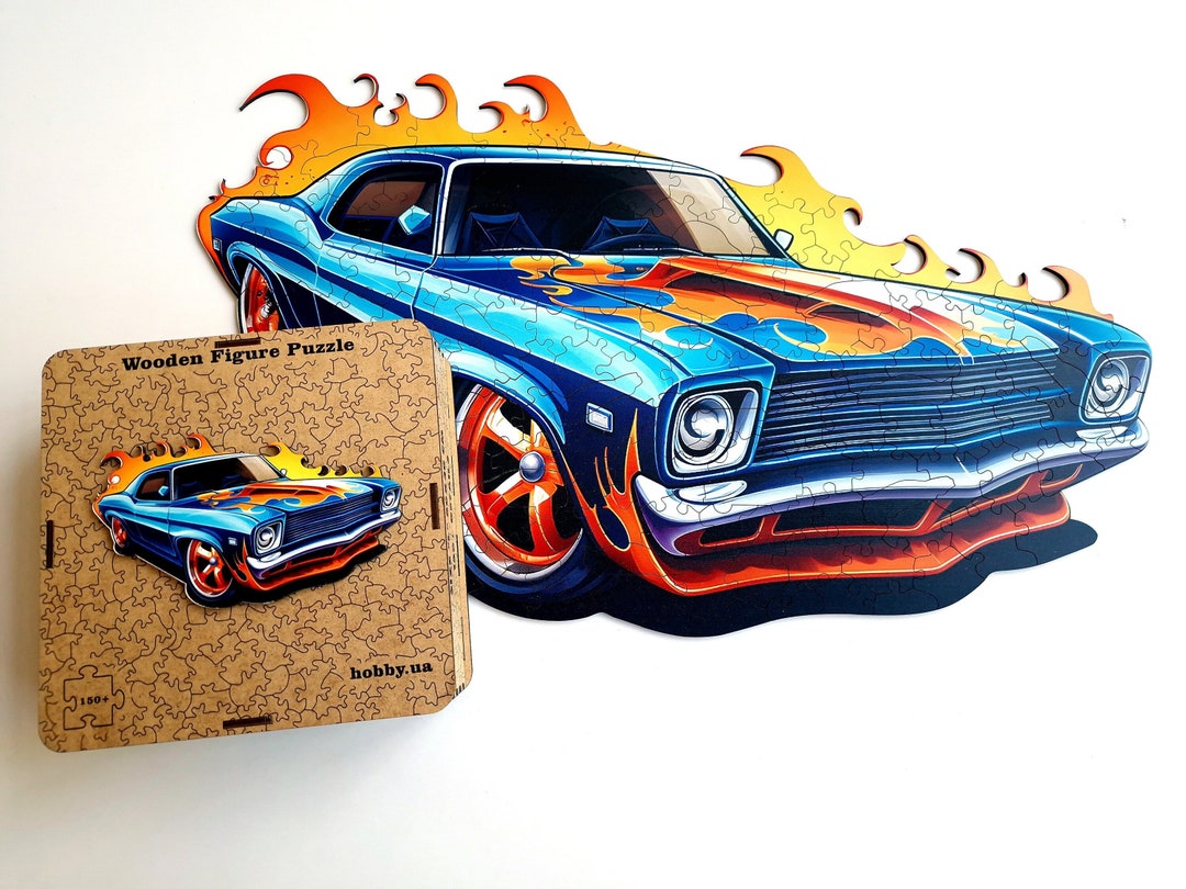 Custom Wooden Jigsaw Puzzles, Twisty Car Puzzle Meditation Games for ...