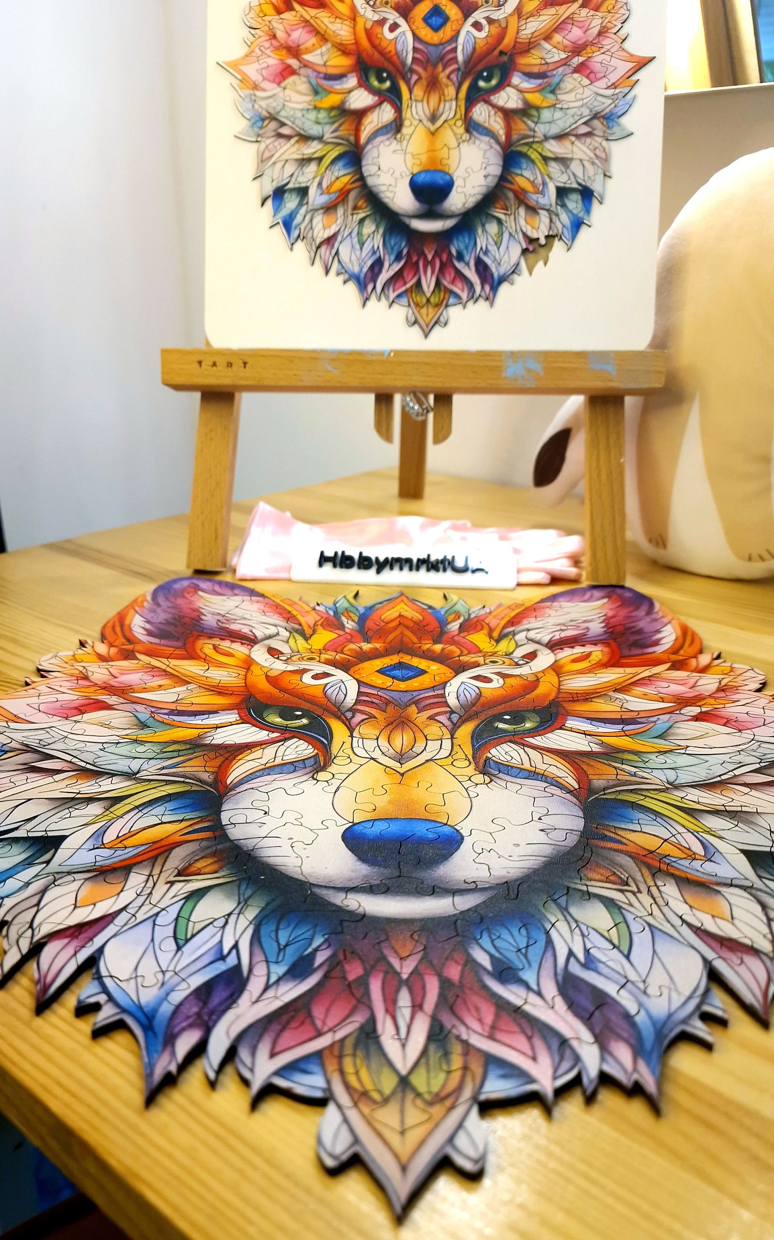 Personalized Puzzles for Kids, Fox Art Jigsaw Puzzle, Animal Lover ...