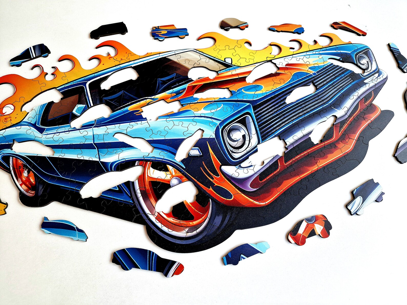 Wooden Car Jigsaw Puzzle, Brain Teaser, Fractal Puzzle Gift Box - Etsy