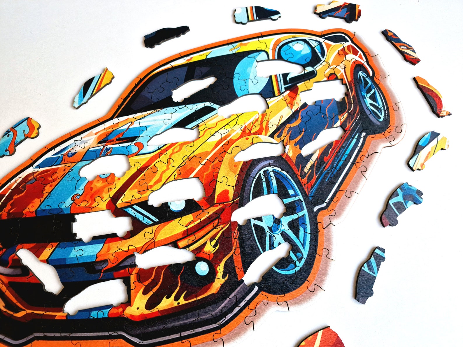 Custom Car Wooden Jigsaw Puzzle, Brain Teaser for Adults - Etsy