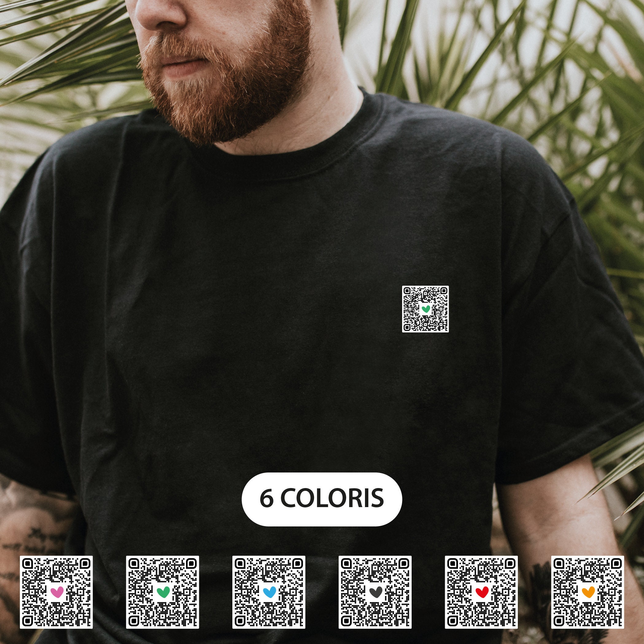 Personalized T-shirts With QR Code Your Memories on Your T-shirt With a ...