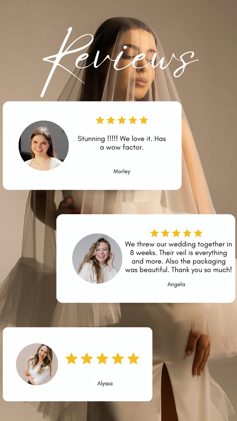 Bridal Wedding Veil, Veil for Bride, Ruffled Bridal Veil, Ruffletulle ...