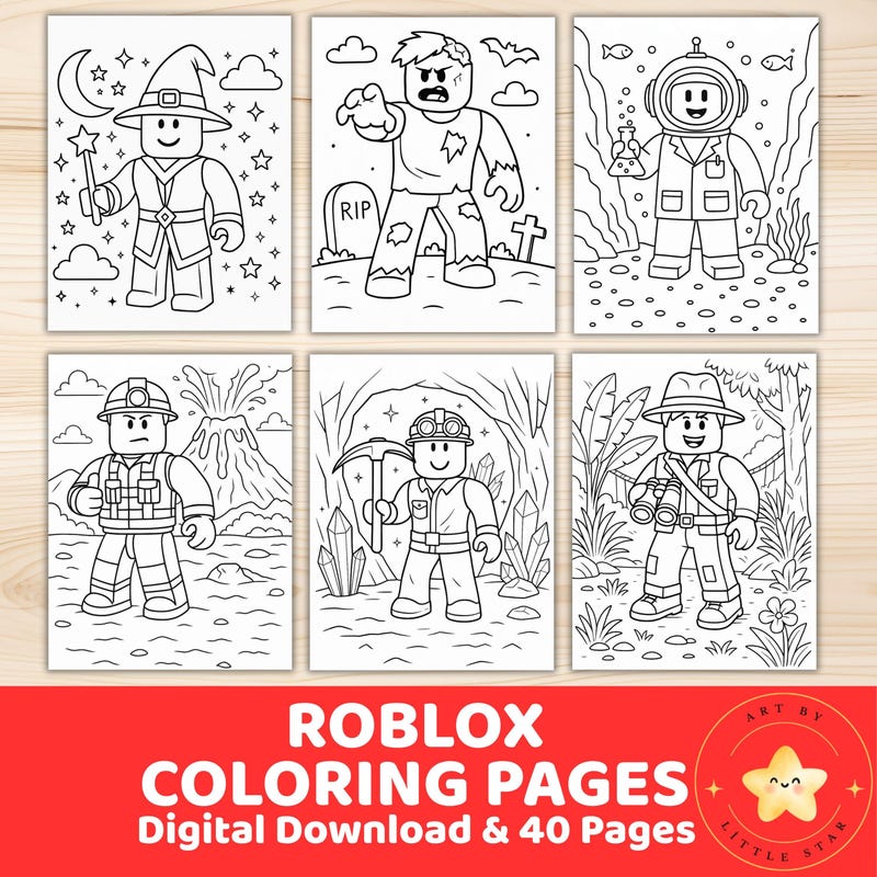 99 nights in the forest roblox coloring pages - Etsy Canada