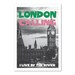 London Calling Poster | Punk Era Music Print | Wall Art | River Thames ...
