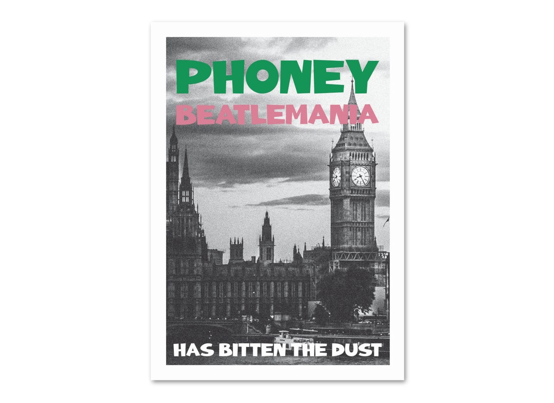 London Calling Poster | Punk Era Music Print | Wall Art | Phony ...