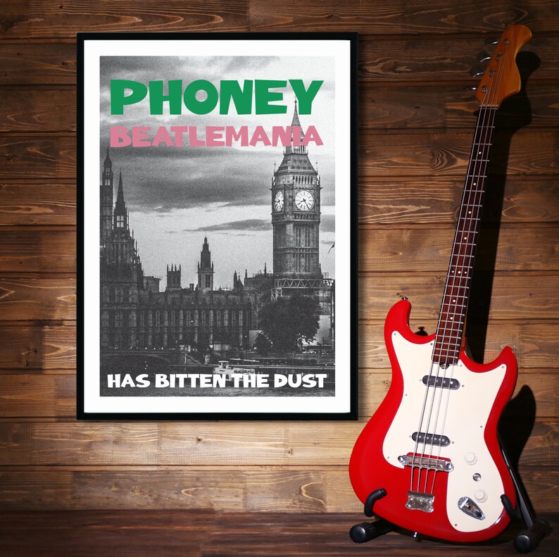 London Calling Poster | Punk Era Music Print | Wall Art | Phony ...
